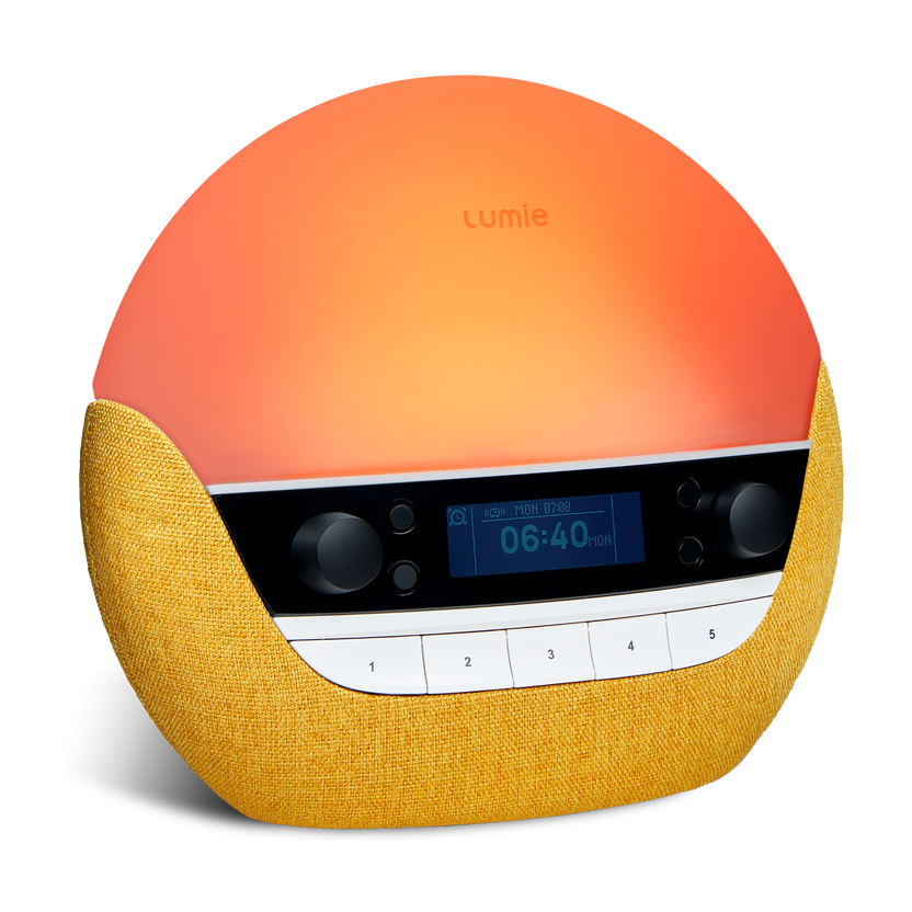 Lumie® Bodyclock Luxe (Turmeric) 750DAB Wake-up Light Alarm Clock