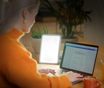 Lumie® Mini | Compact 10,000 Lux Bright Light Therapy Lamp