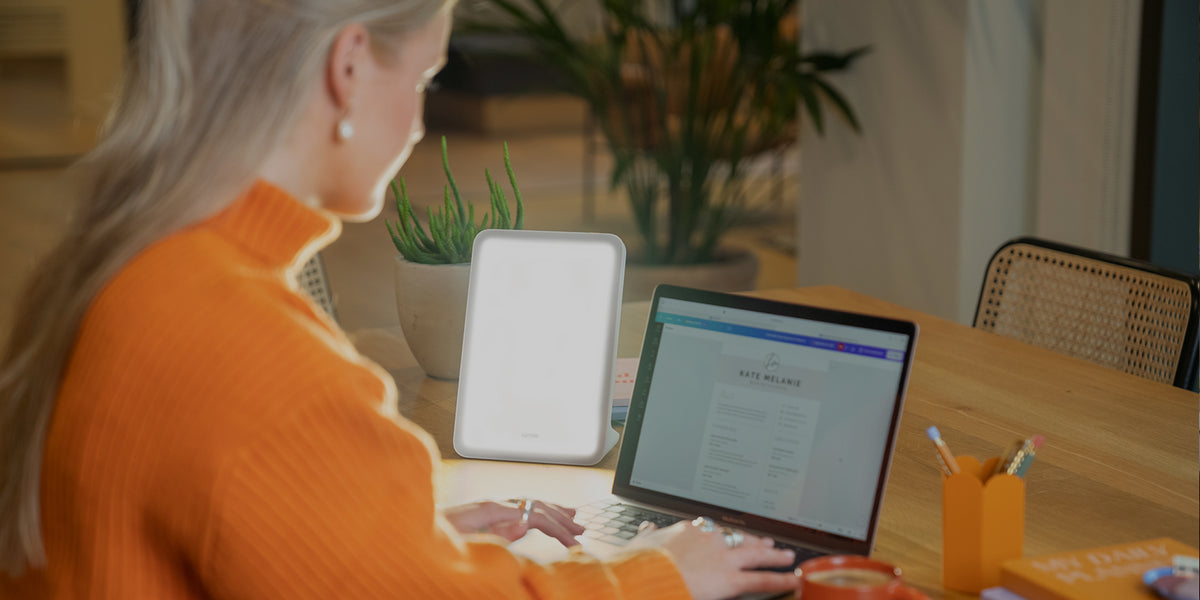 Lumie® Mini | Compact 10,000 Lux Bright Light Therapy Lamp